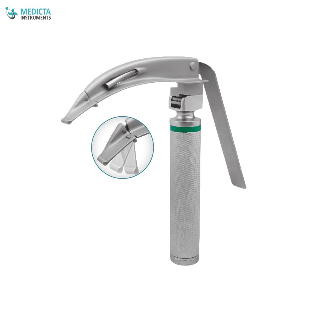 McCoy Laryngoscope Blade Fiber optic - Blade No. 3 - Medicta Instruments McCoy Laryngoscope Blade Fiber optic - Blade No. 3 - Medicta Instruments